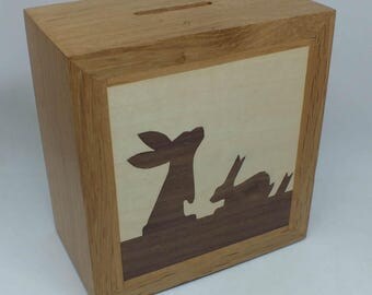 Bunny piggy bank | Etsy