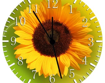 Sun wall clock | Etsy