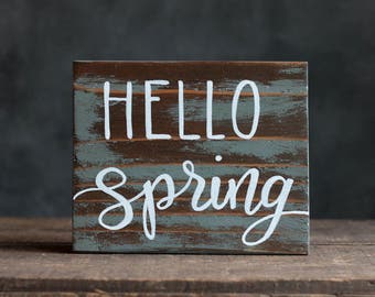 Rustic spring decor | Etsy