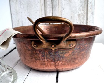 Vintage copper pots | Etsy