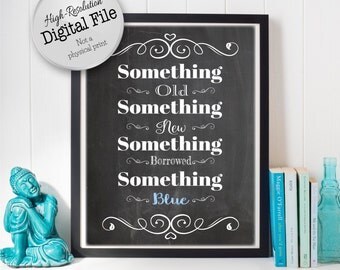 Something old new borrowed blue | Etsy