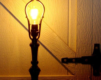 Cast iron lamp | Etsy