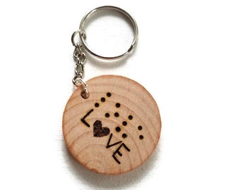 Braille keychain | Etsy