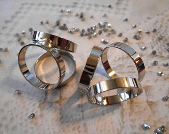 Unique silver scarf rings related items | Etsy