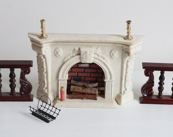 Dollhouse fireplace | Etsy