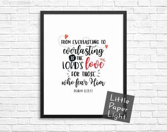 Scripture typography | Etsy