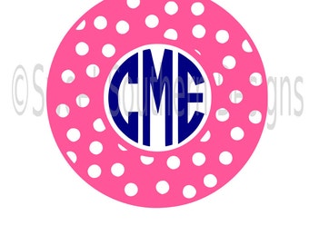 Polka dot frame | Etsy