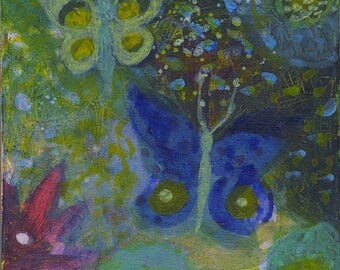 Papillon painting | Etsy