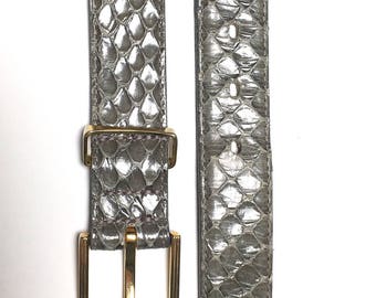 Snake skin belt | Etsy