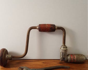 Vintage hand drill | Etsy