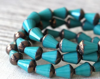 Czech Glass Beads Jewelry Making Supplies by funkyprettybeads