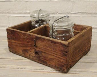 Antique wood box | Etsy