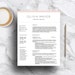 Nurse Resume Template for Word & Pages 1 and 2 page resume