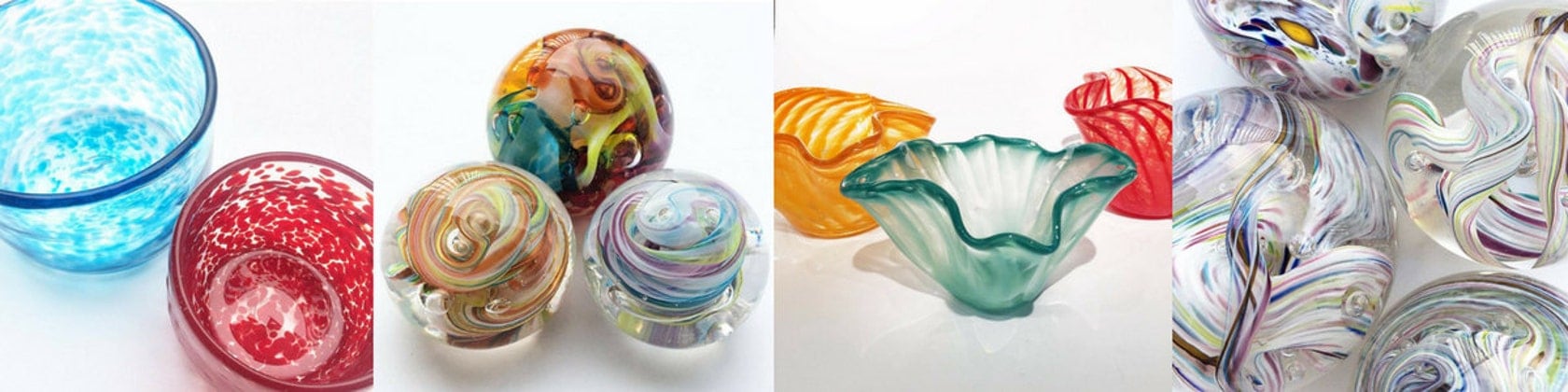 One of a Kind Glass Blown Art by mariaidadesigns on Etsy