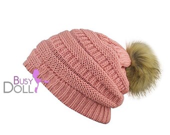 Puff ball hat | Etsy