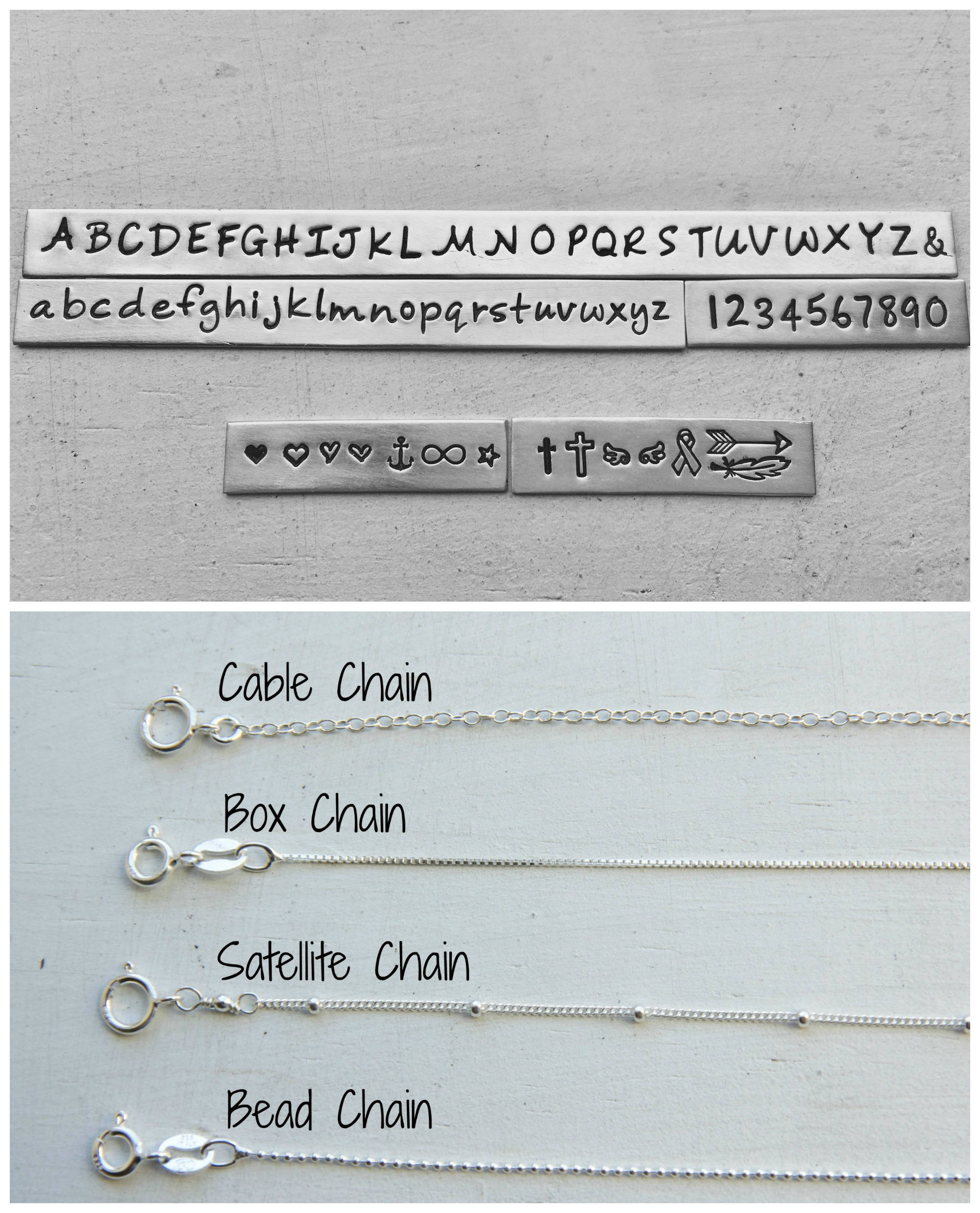 Kids Name Necklace Sterling Silver Necklace Family Necklace