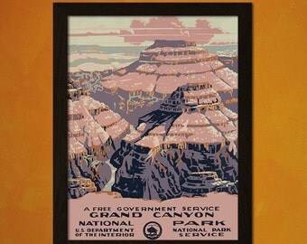 Grand canyon poster | Etsy