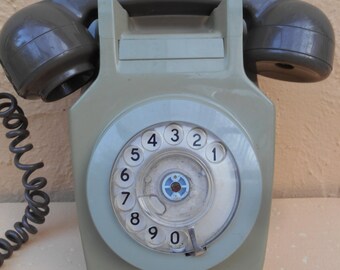 Rotary wall phone | Etsy