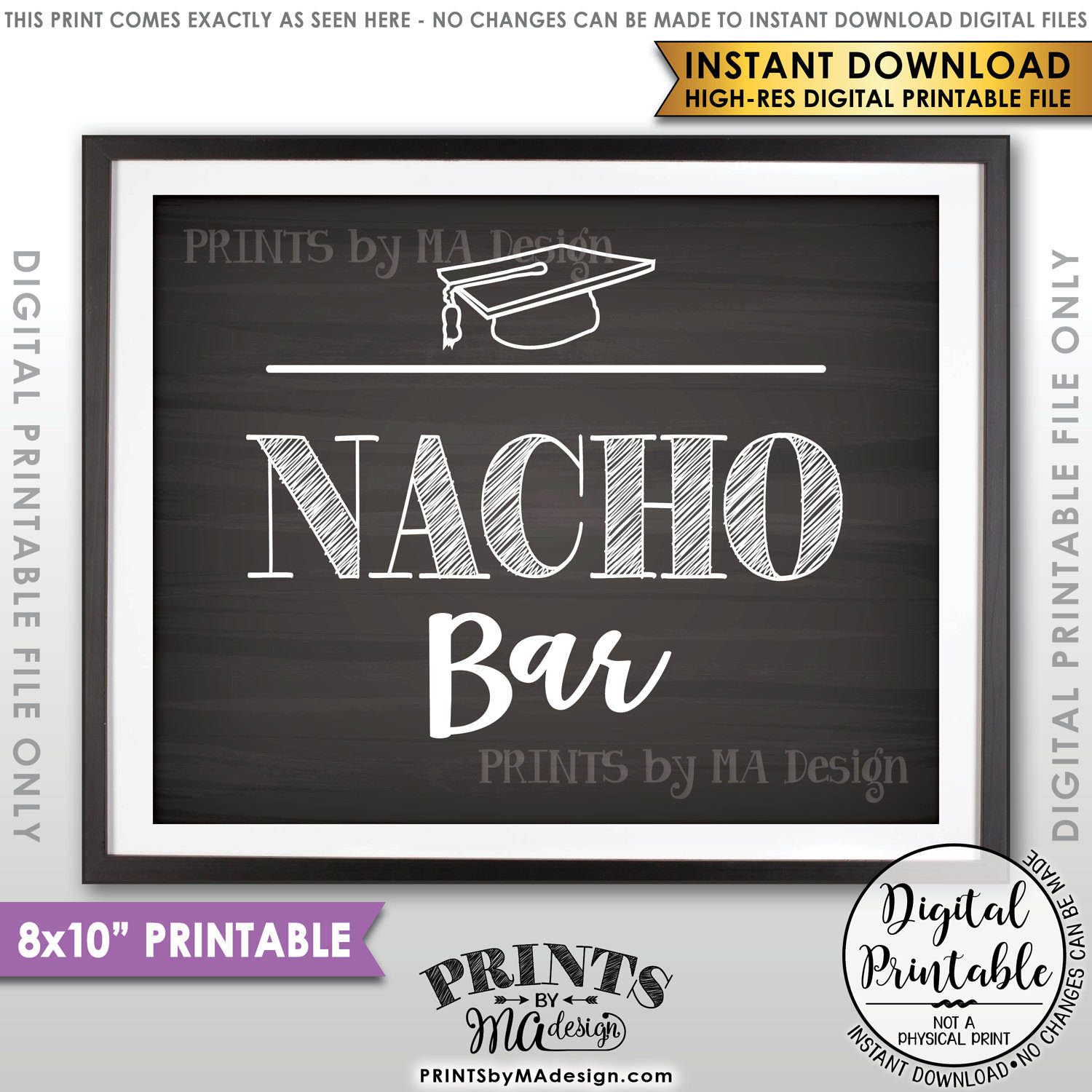 Nachos Sign, Nacho Bar Sign, Graduation Party Food, Build Your Own ...