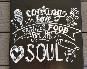 Cooking is love | Etsy