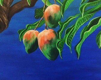 Mango painting | Etsy