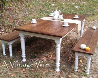 Harvest table | Etsy
