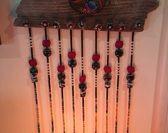 Beaded wall hanging | Etsy