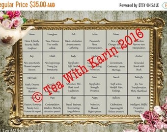 Tea Leaf Reading Cards by Tea With Karin by TeaWithKarin on Etsy