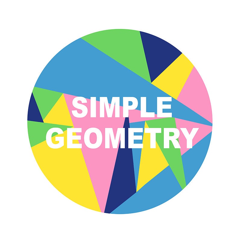 Giclee Prints Abstract Geometric Watercolor by simplegeometry