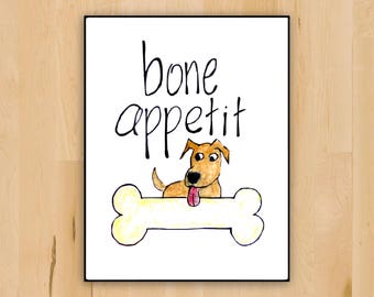Bone appetit | Etsy