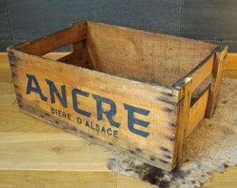 Wooden beer box | Etsy