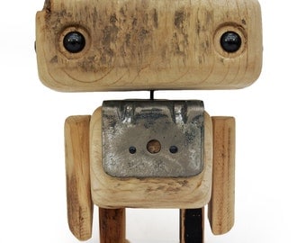 Wood robot | Etsy