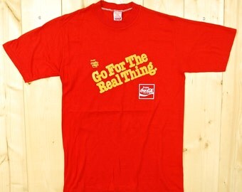 Vintage coke tee | Etsy