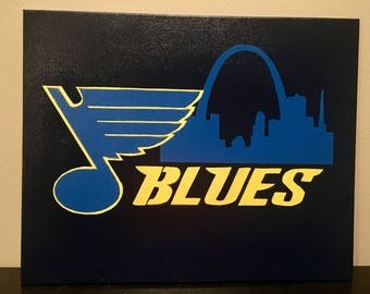 St louis blues decal | Etsy