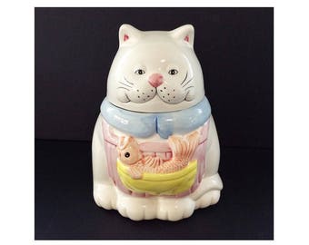 Cat treat jar | Etsy