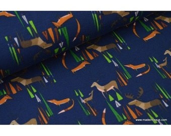 Fox print fabric | Etsy