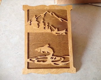 Scroll saw fish | Etsy