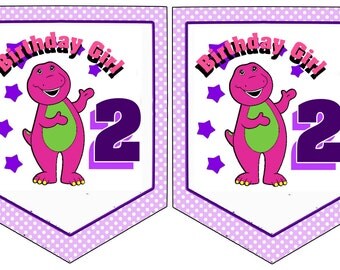 Barney birthday | Etsy