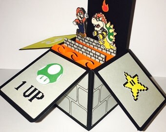 Pop up box card | Etsy