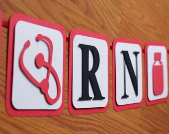 Nurse banner | Etsy