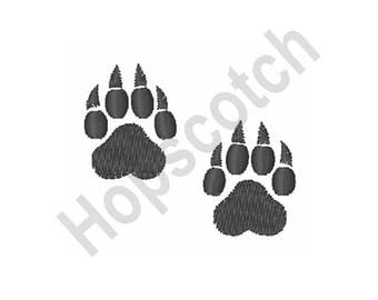 Wolf paw pattern | Etsy