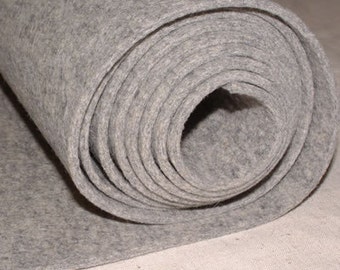 Light grey wool felt | Etsy