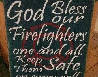 Firefighter prayer | Etsy
