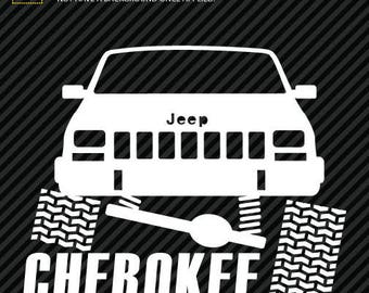 Jeep cherokee decal | Etsy