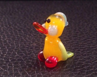 Blown glass duck | Etsy