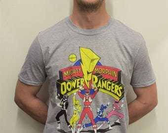 Power rangers shirt | Etsy