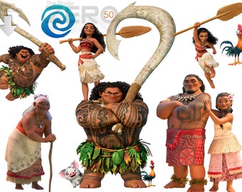 Moana clipart | Etsy