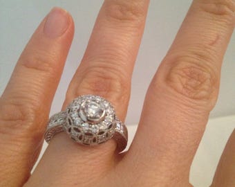 Vintage style ring | Etsy