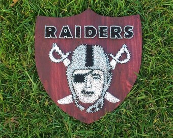 Raiders shield | Etsy