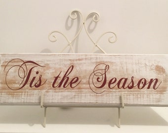 Tis the season sign | Etsy